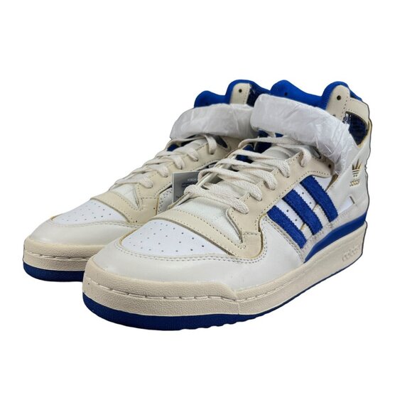 adidas | Shoes | Adidas Mens Forum 84 Hi Cloud White Team Royal Blue ...